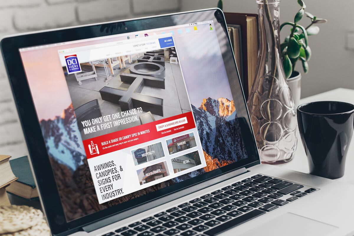DCI Signs | Custom Web Design Case Study | Lform