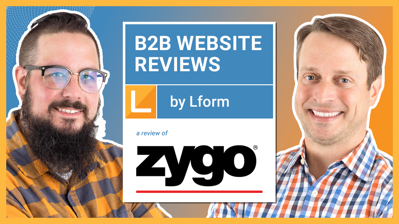 B2B Website Review: Zygo | Blog | Lform