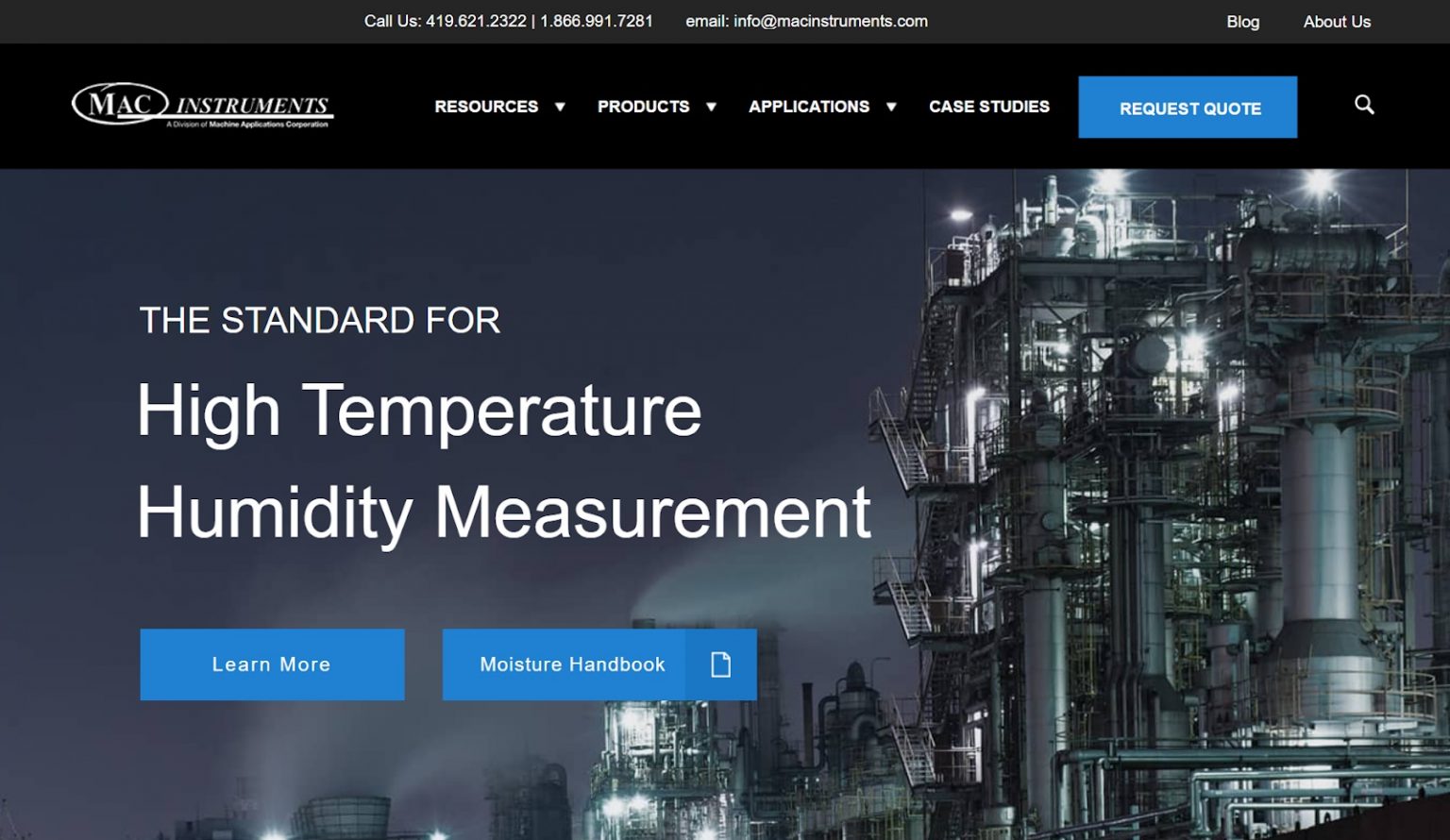7 Best Manufacturing Website Design Examples & Templates | Blog | Lform