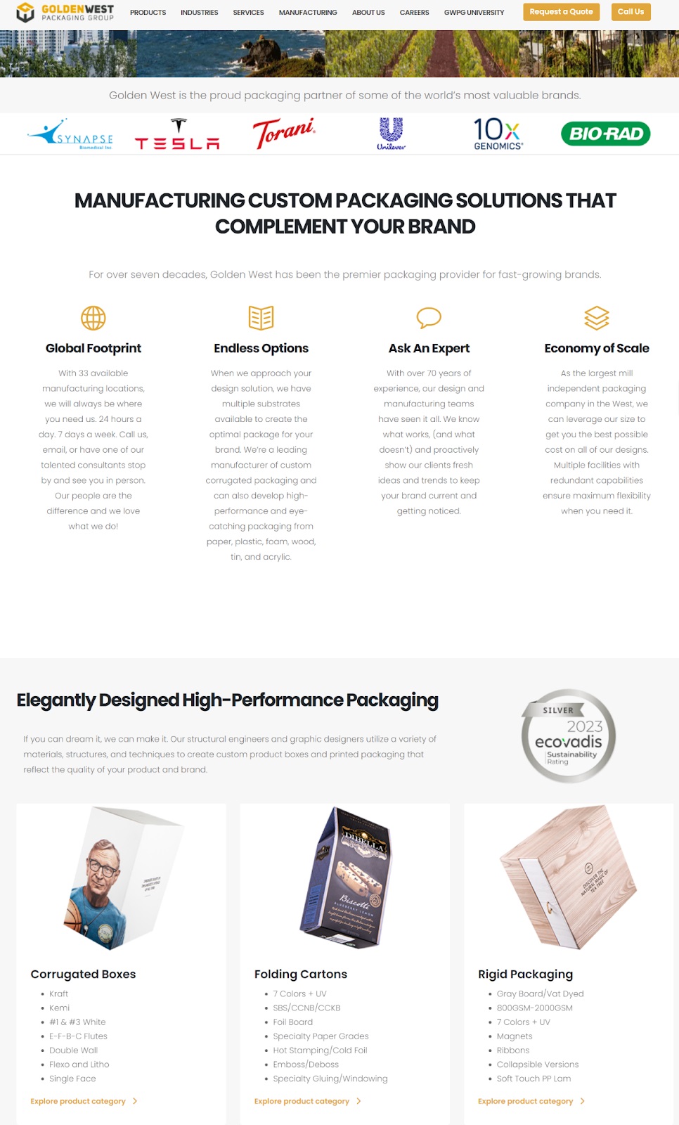 7 Best Manufacturing Website Design Examples & Templates | Blog | Lform